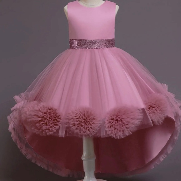Boutique 9 | Dresses | Pageant Girls Princess High Low Lace Dress ...